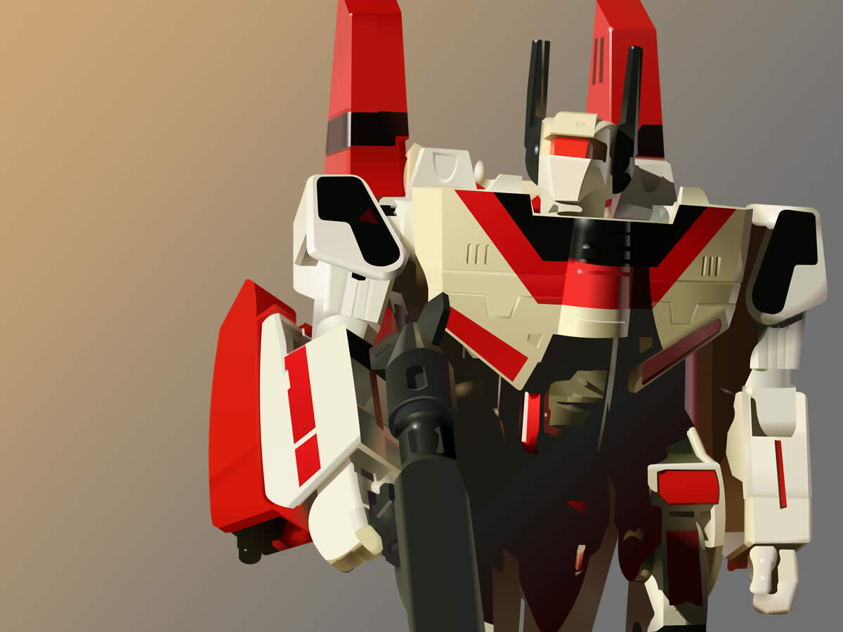 Transformer – JetFire illustration | electrolyte*